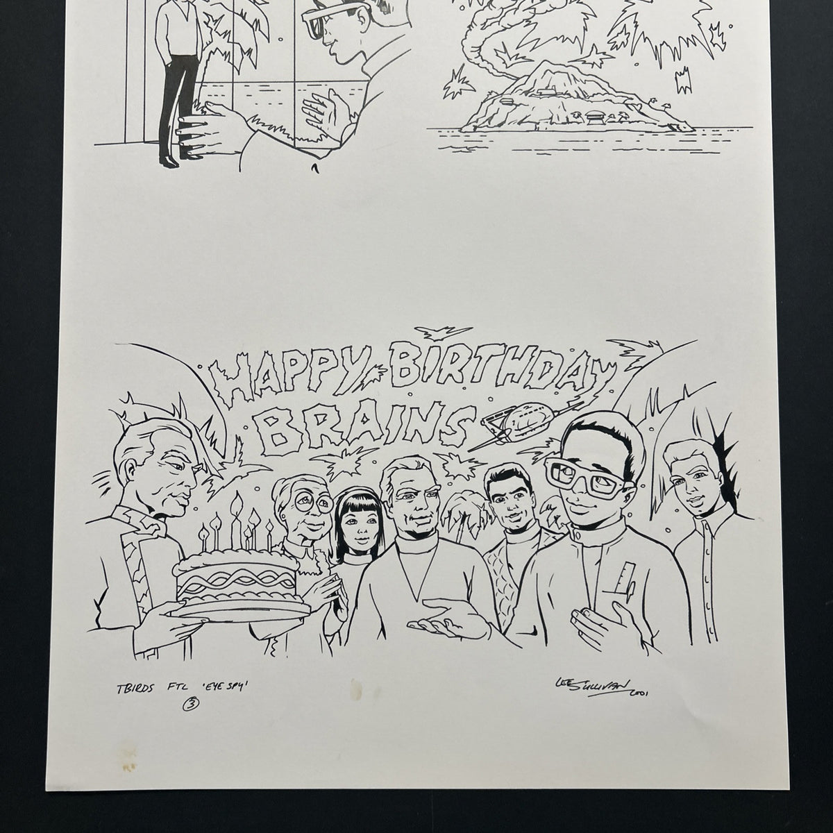 Lee Sullivan Original Art for Redan's Thunderbirds FTL 'Eyespy' 3 ...