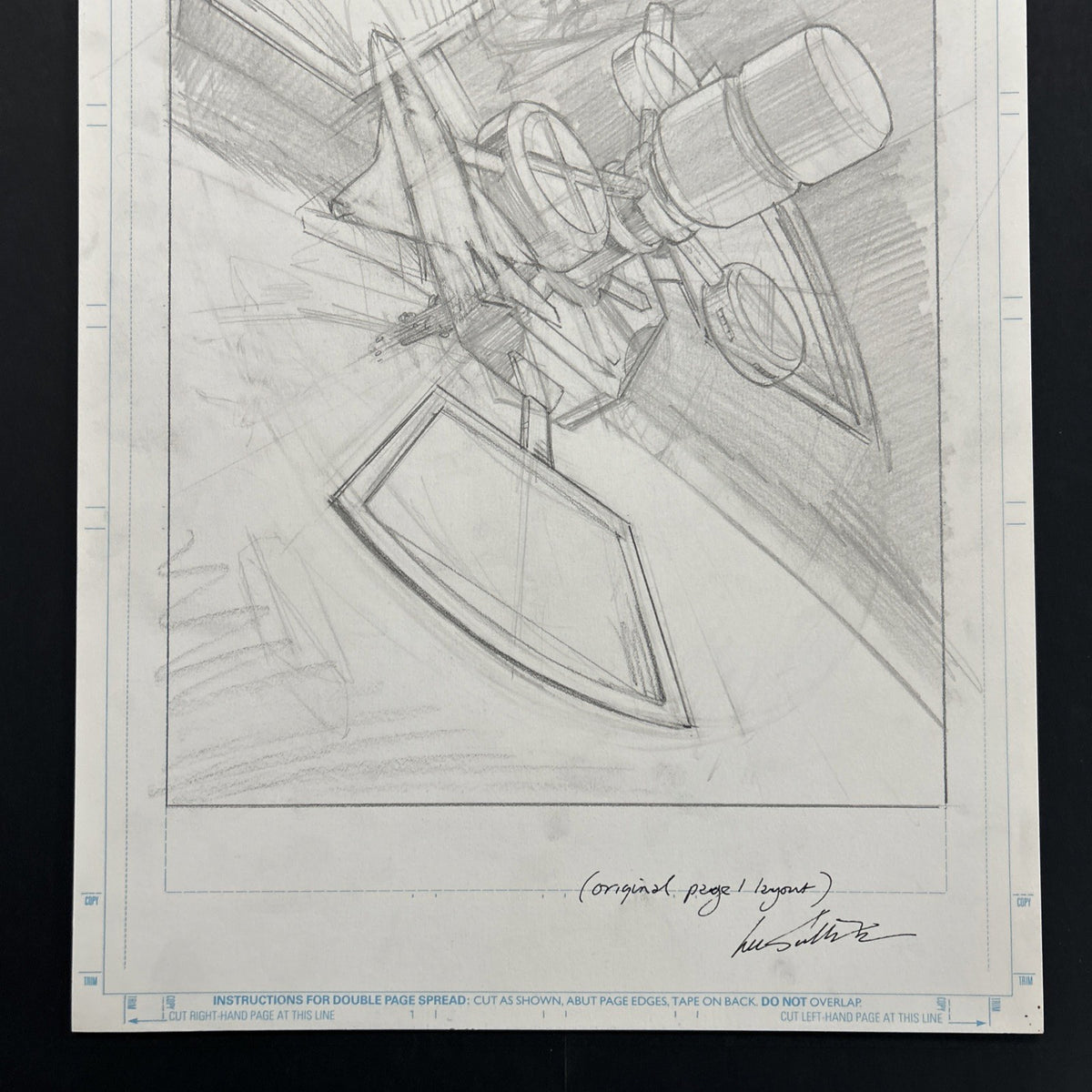 Lee Sullivan Original Art for Marvel's Tekworld #1 "Original Page 1 La ...