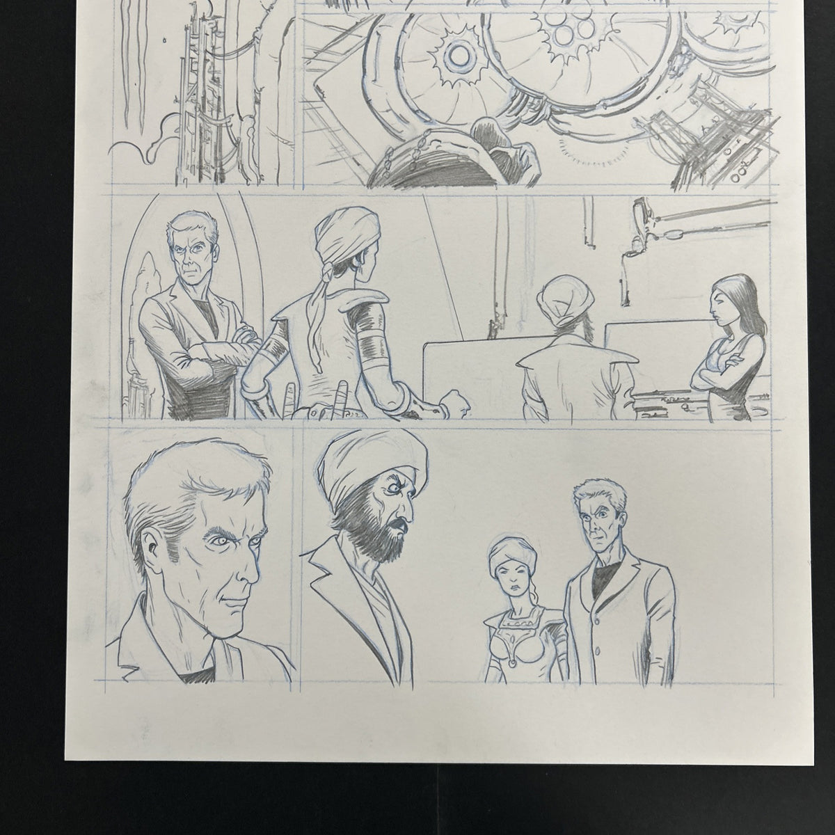 Dave Taylor Original Artwork for Titan Comics Doctor Who: #4 page 18 ...