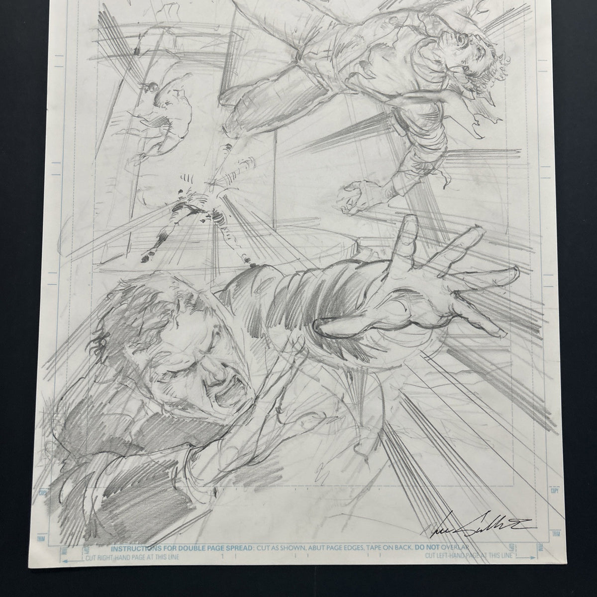 Lee Sullivan Original Art for DC's Steel Explosion Page Illustration ...
